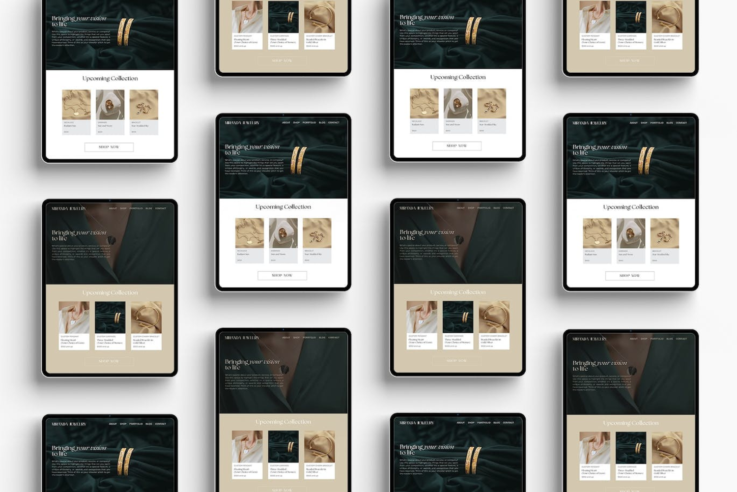 5095 7+iPad Pro平板电脑模型样机屏幕UI展示realistic-tablet-screen-mockup@GOOODME.COM _ 果觅网（gooodme）